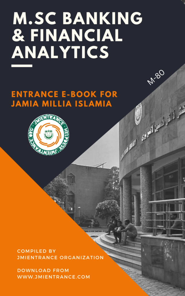 E-Book of M.Sc in Banking & Financial Analytics - Jamia University